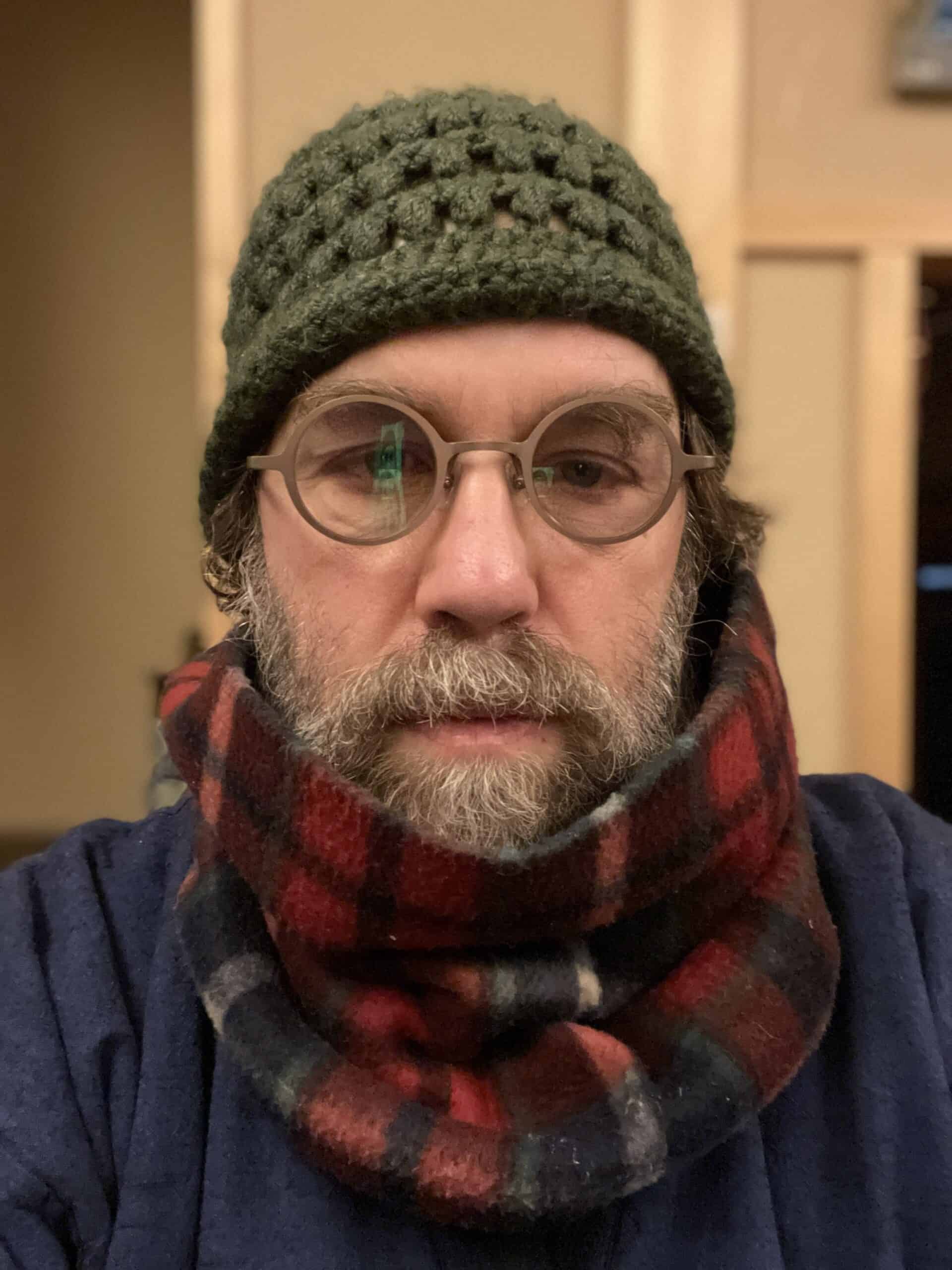 Me: looking exhausted & ‘real’ – Dave Olson's Creative Life Archive
